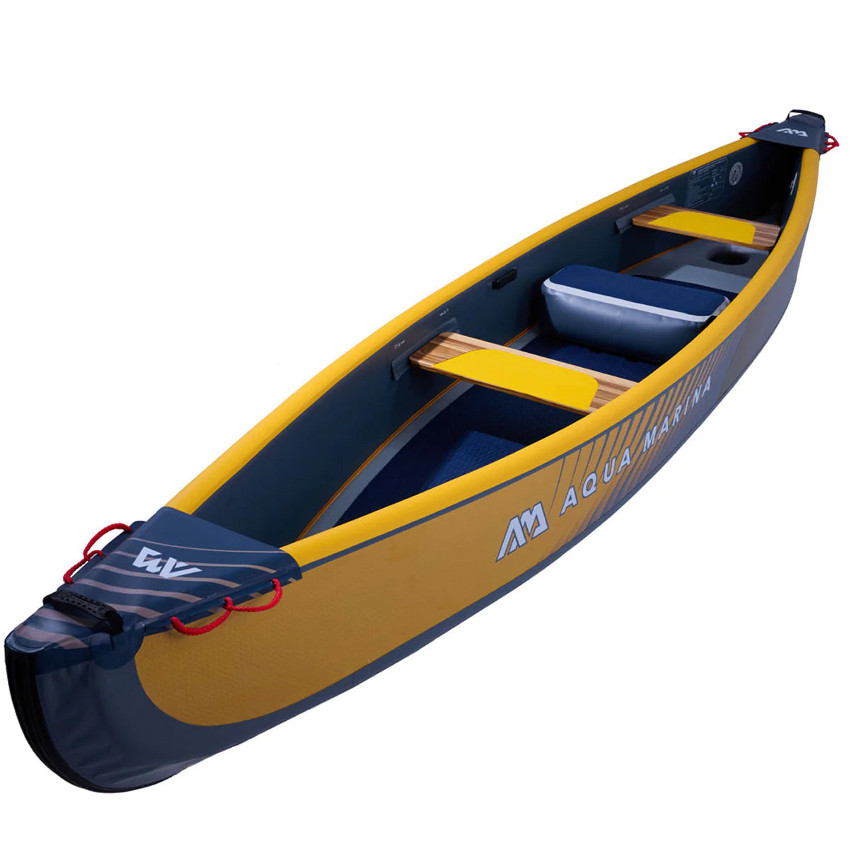 Aqua Marina Tomahawk Air-C 480 3 Person Inflatable Drop-Stitch Canoe/K ...
