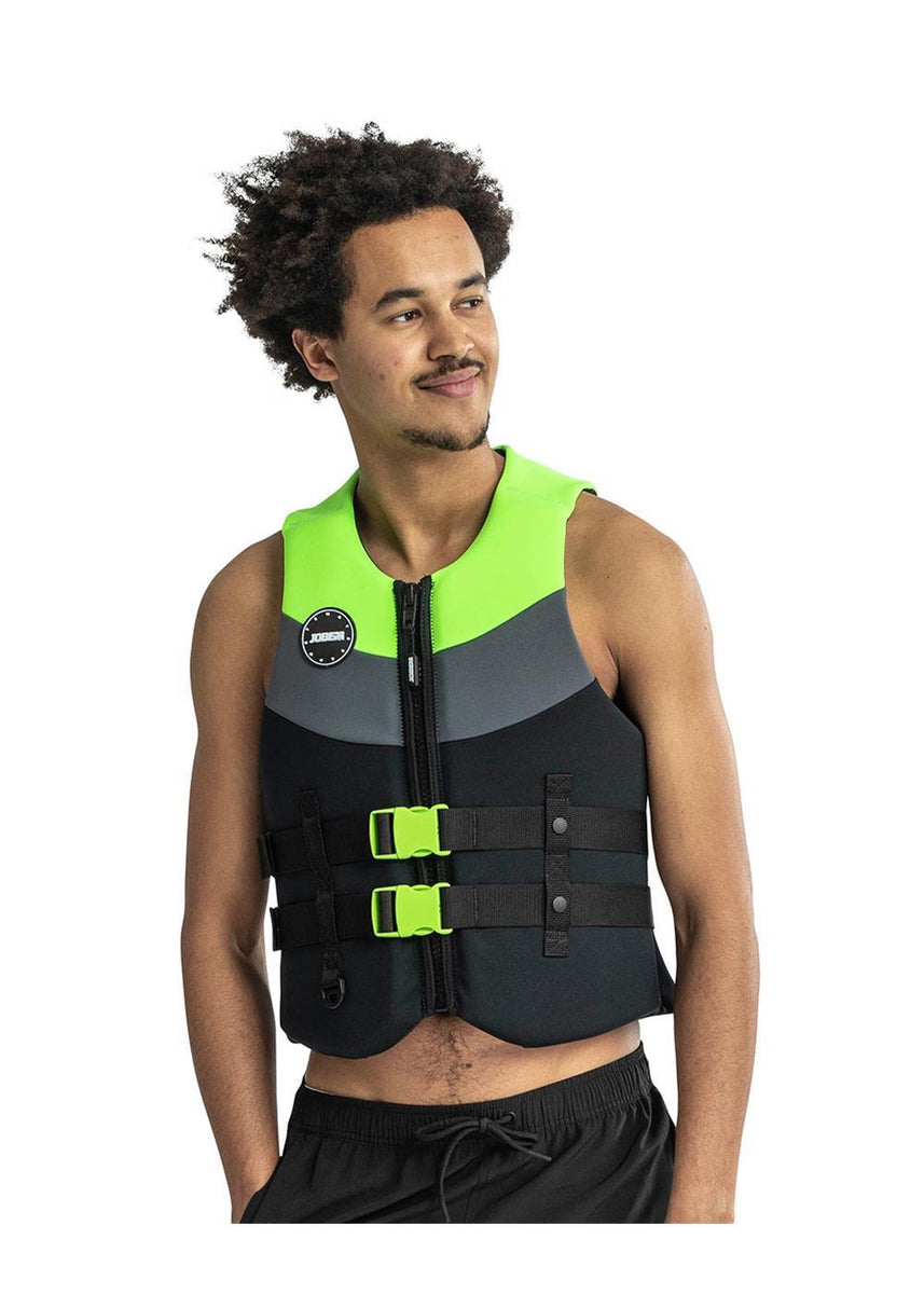 Jobe Neoprene Life Vest Men Lime Green – River To Ocean Adventures
