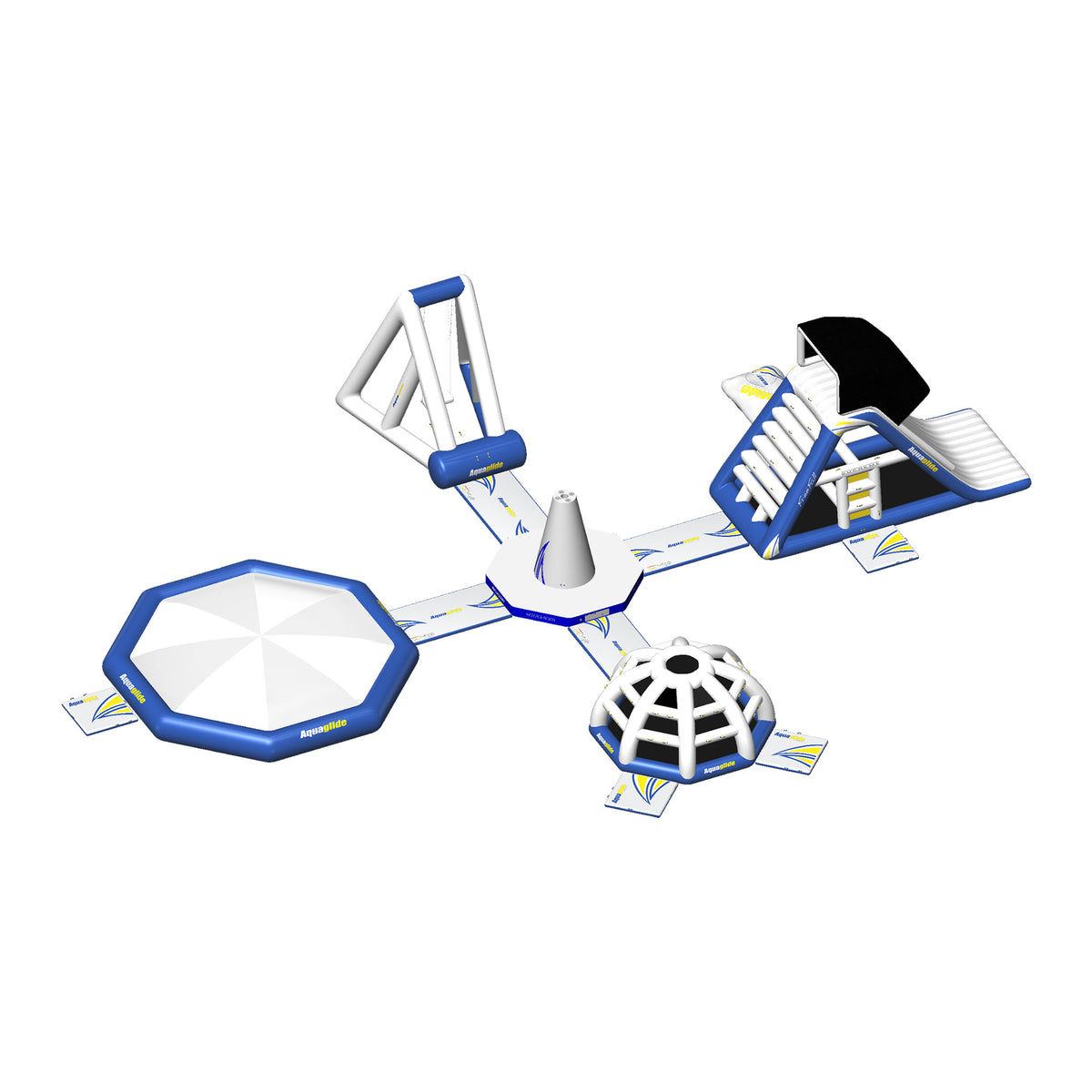 Aquaglide Classic Monsoon Inflatable Aquapark 35 – River To Ocean ...