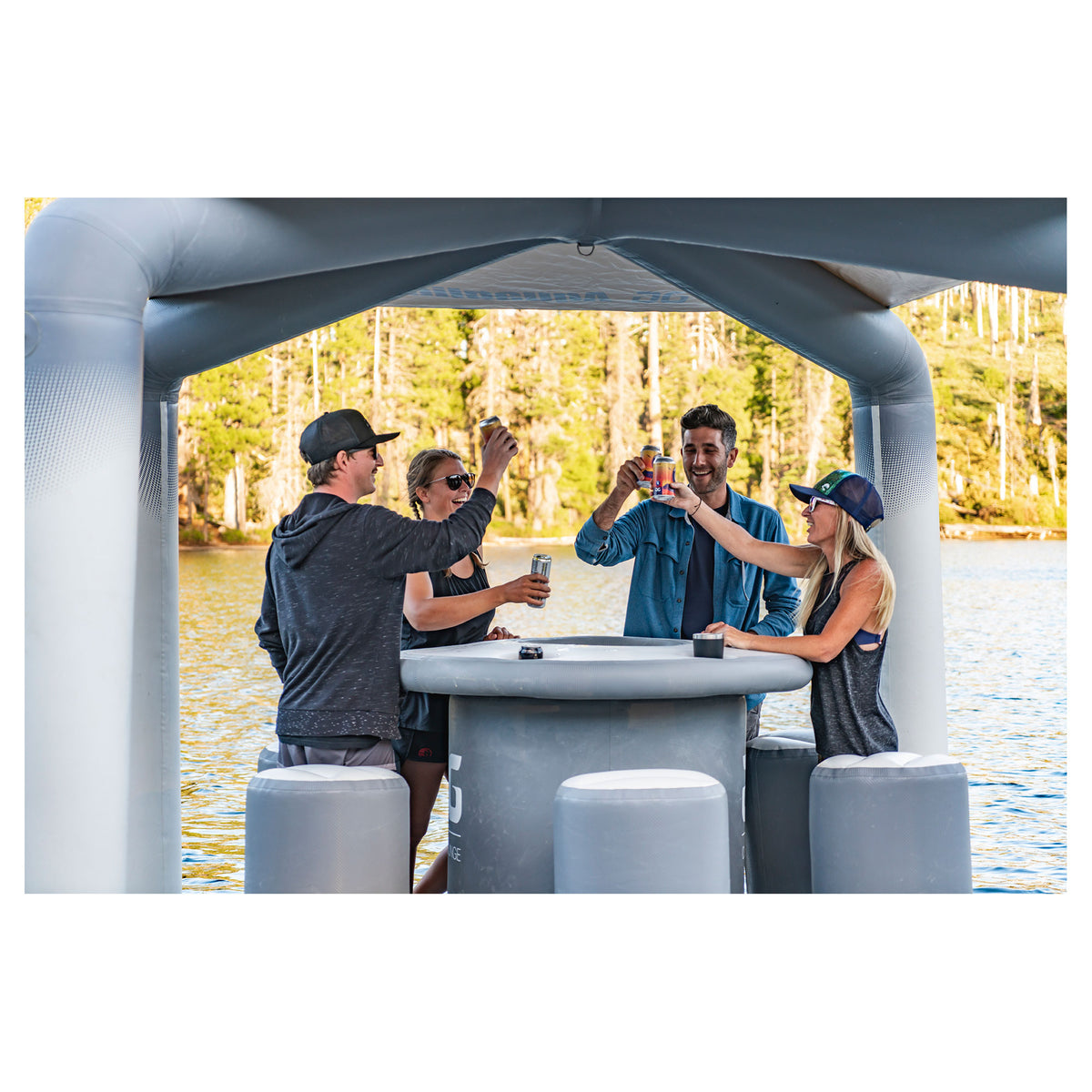 Aquaglide OG Inflatable Bar Lounge – River To Ocean Adventures
